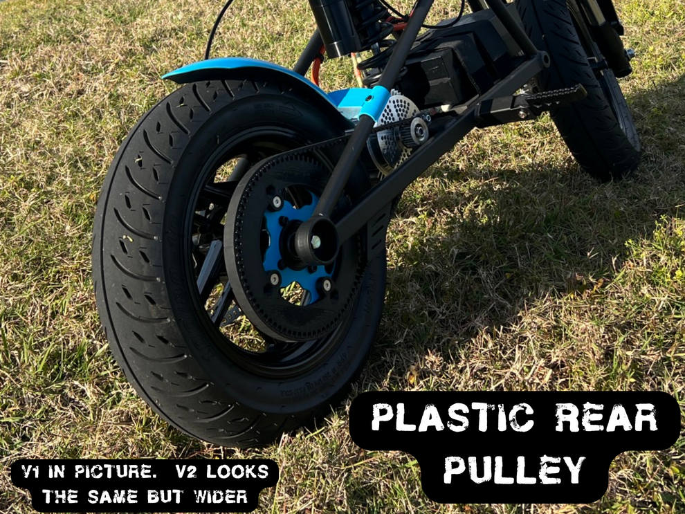 Extremely Overkill Razor Bike Belt Drive Conversion Kit v2: Over 17KW ...