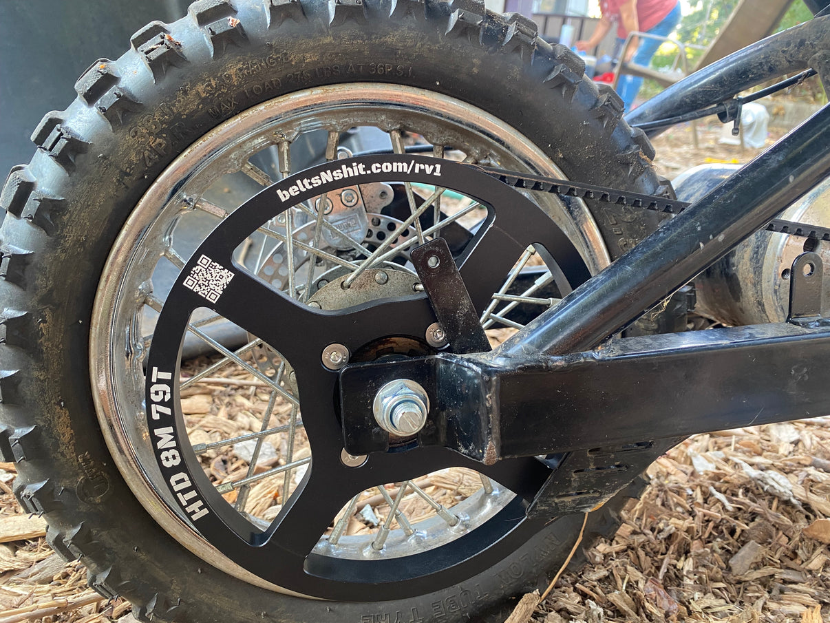 V1 Razor Bike Belt Drive Conversion Kit: 6KW Max – beltsNshit