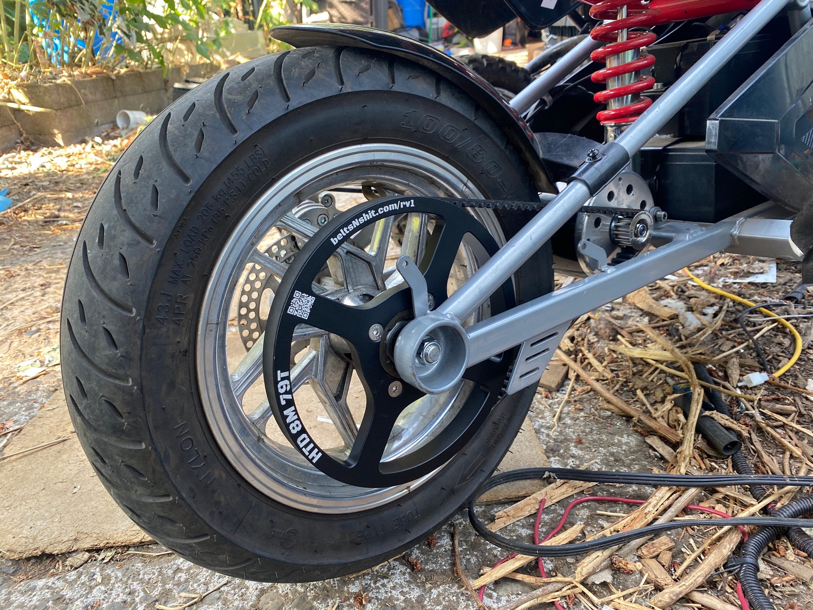 V1 Razor Bike Belt Drive Conversion Kit: 6KW Max – beltsNshit
